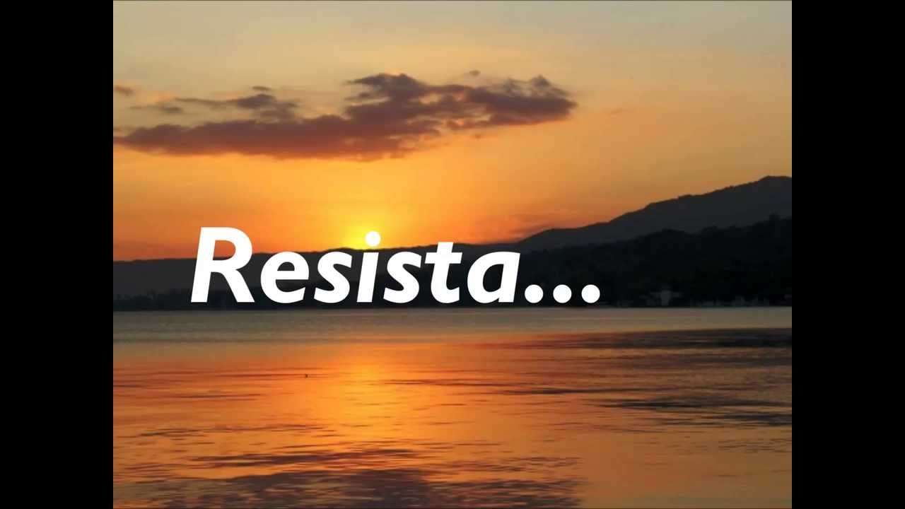 Resista um pouco mais - Gotas de PazGotas de Paz