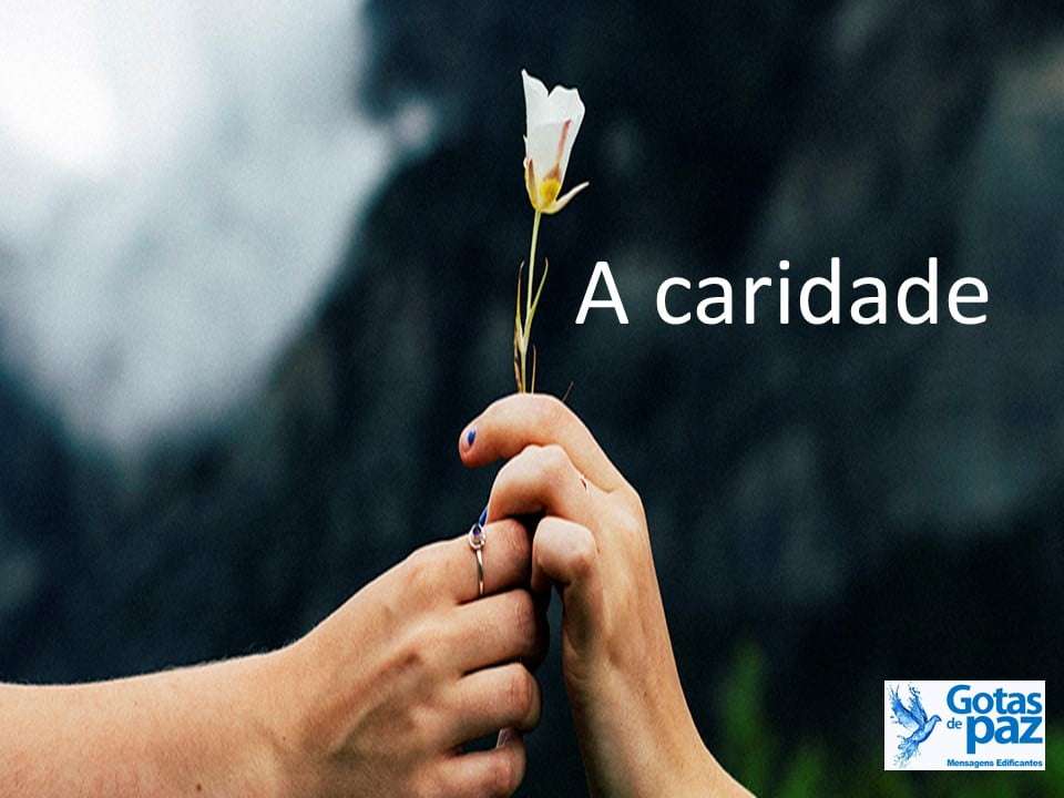 A caridade - Gotas de PazGotas de Paz