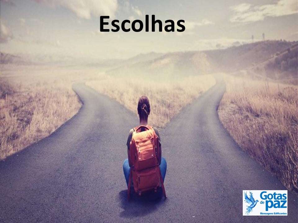 Escolhas - Gotas de PazGotas de Paz